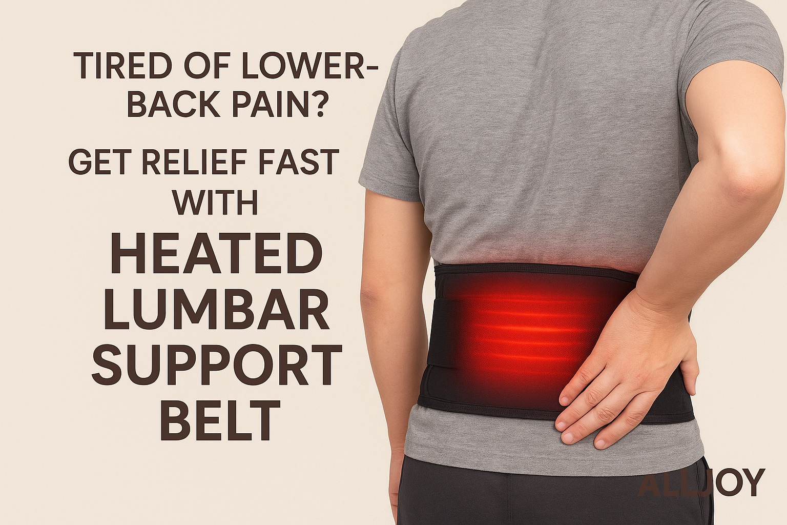 Tired of Lower-Back Pain? Get Relief Fast With Heated Lumbar Support B